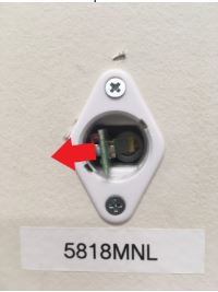 How to Replace 5818MNL (recessed) battery