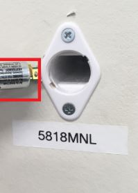How to Replace 5818MNL (recessed) battery